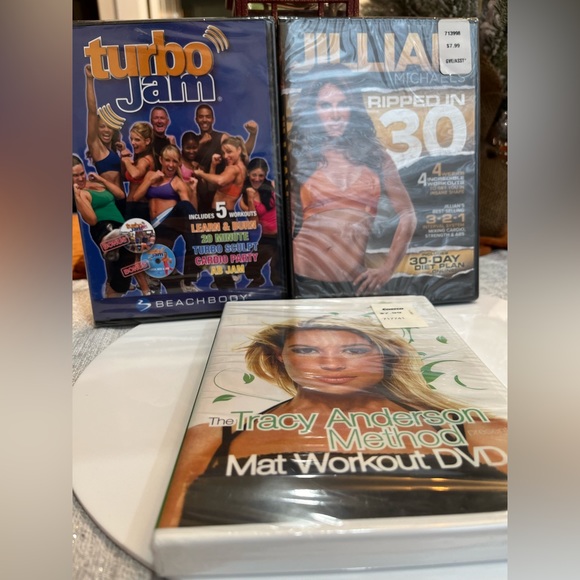 TURBO JAM JILLIAN MICHAELS TRACY ANDERSON | Other | 3 Dvd Workout Turbo ...